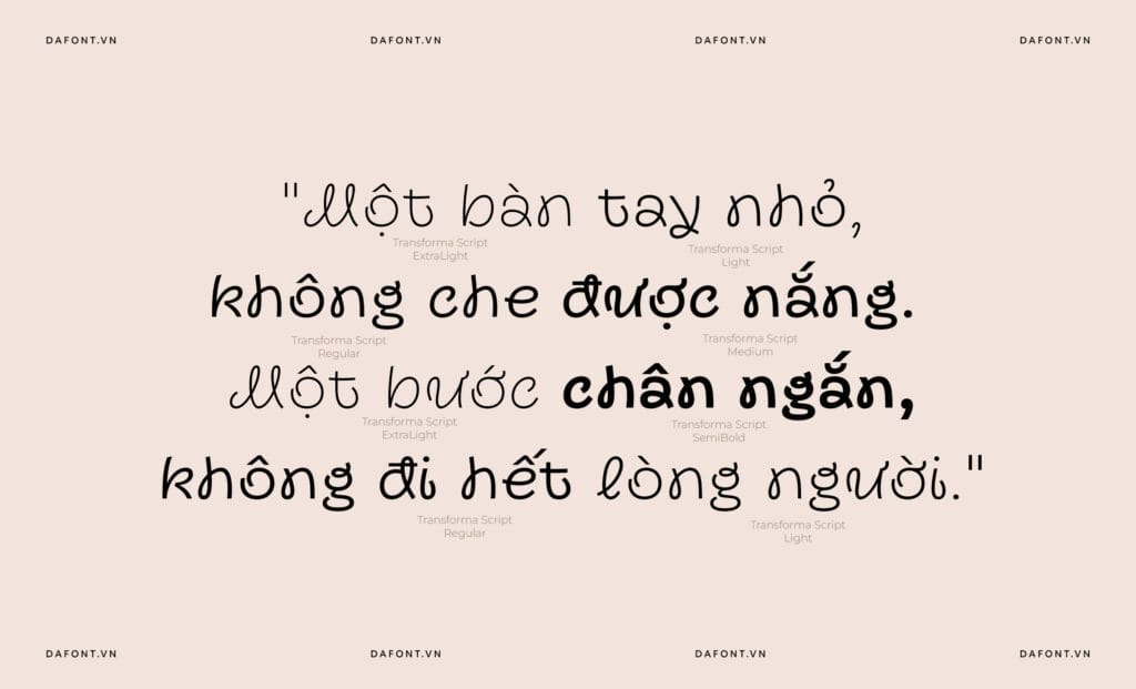 DFVN Transforma Việt Hóa (19 font)