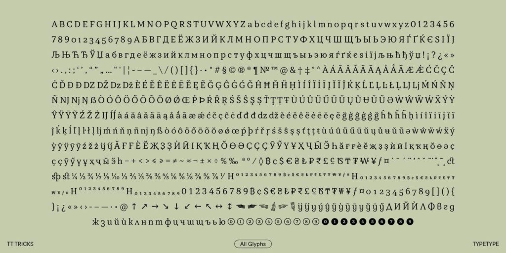 TT Tricks Font Family Free Download